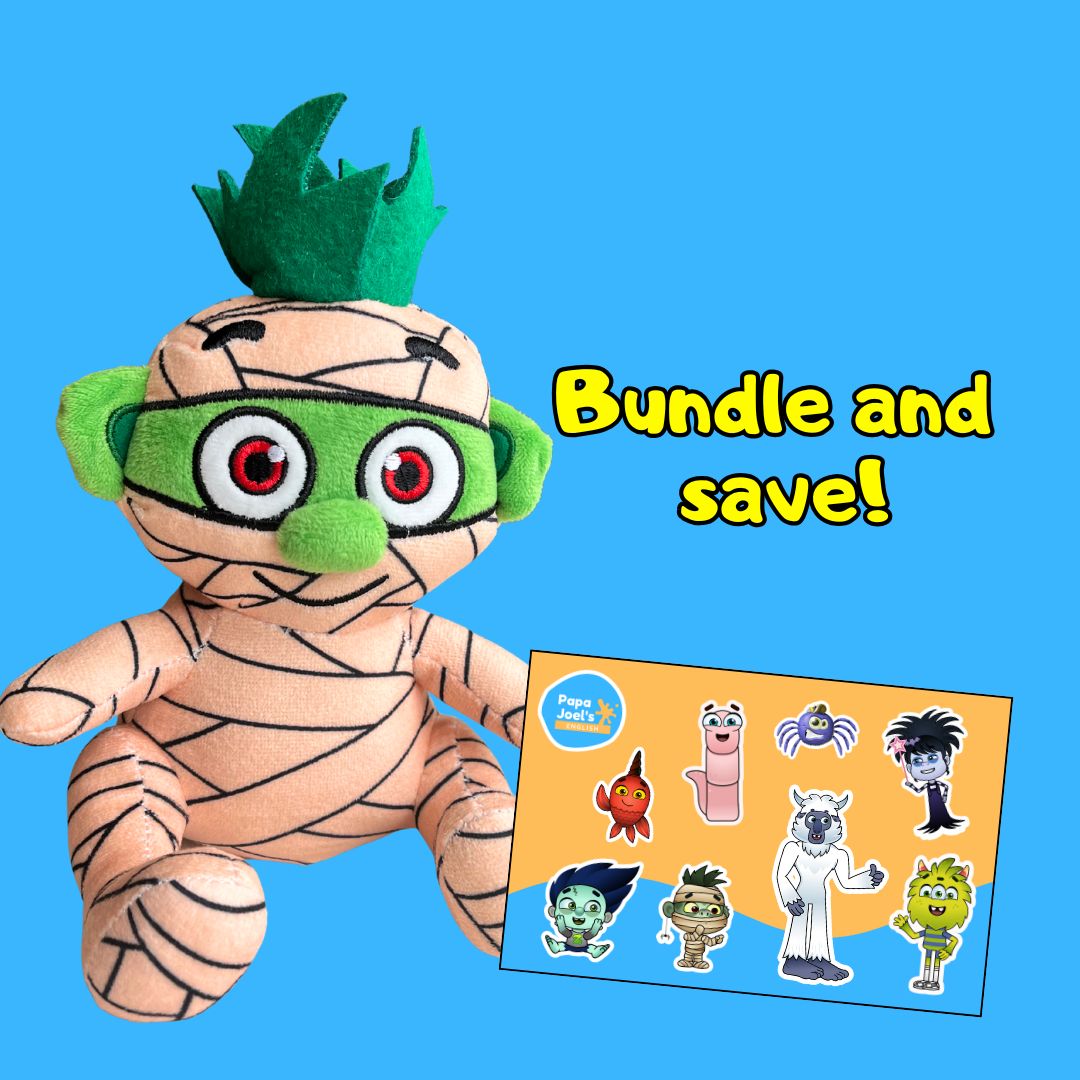 Mummy Plush + Stickers! – Papa Joel's Store